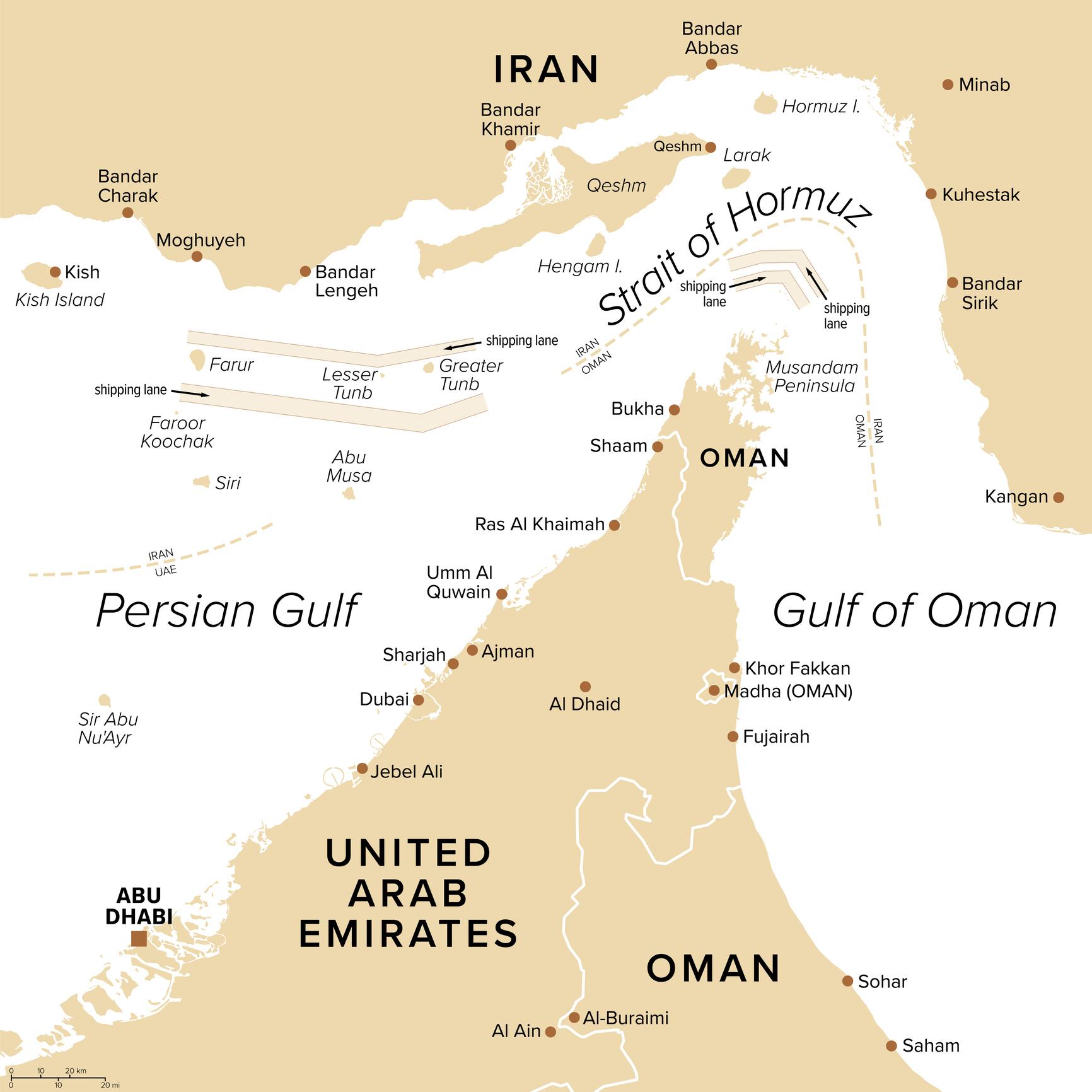 Strait of Hormuz Map Explained